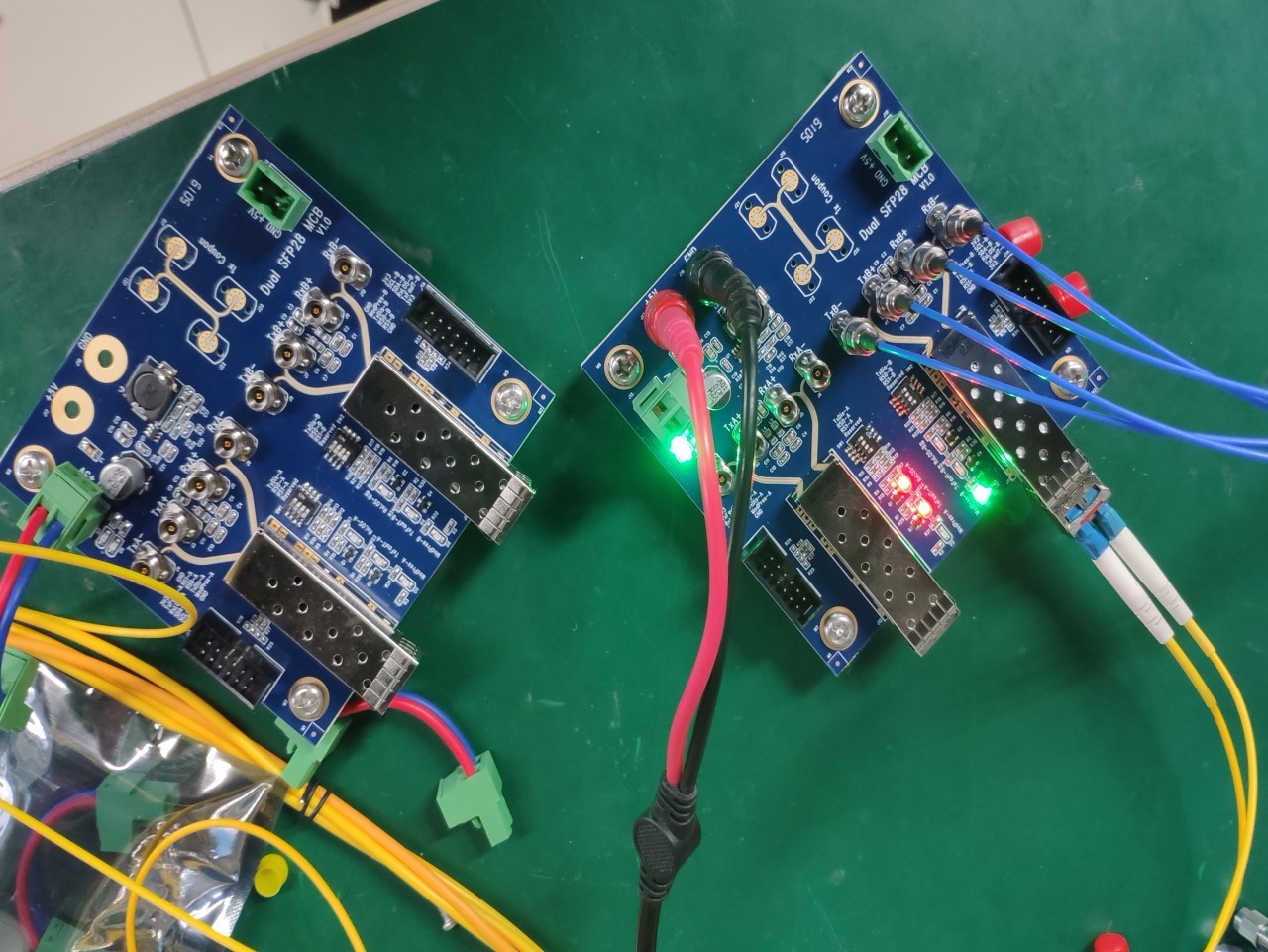 双通道SFP28 MCB 测试板