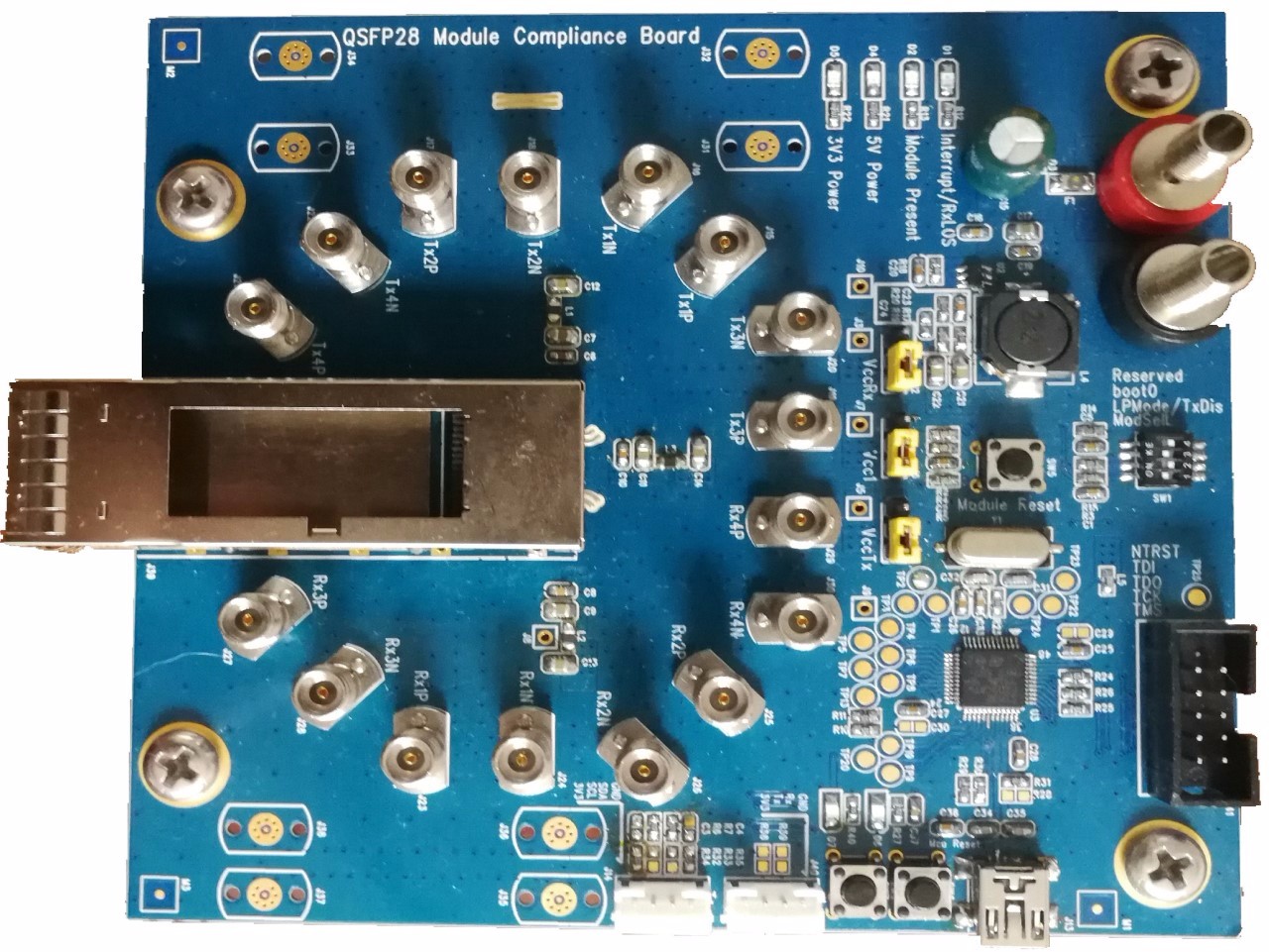 QSFP28 MCB 测试板