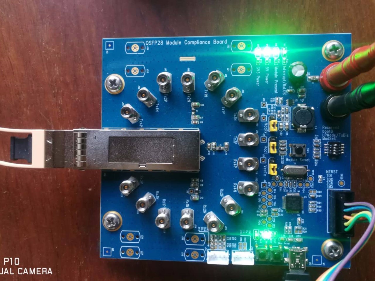 QSFP28 MCB 测试板