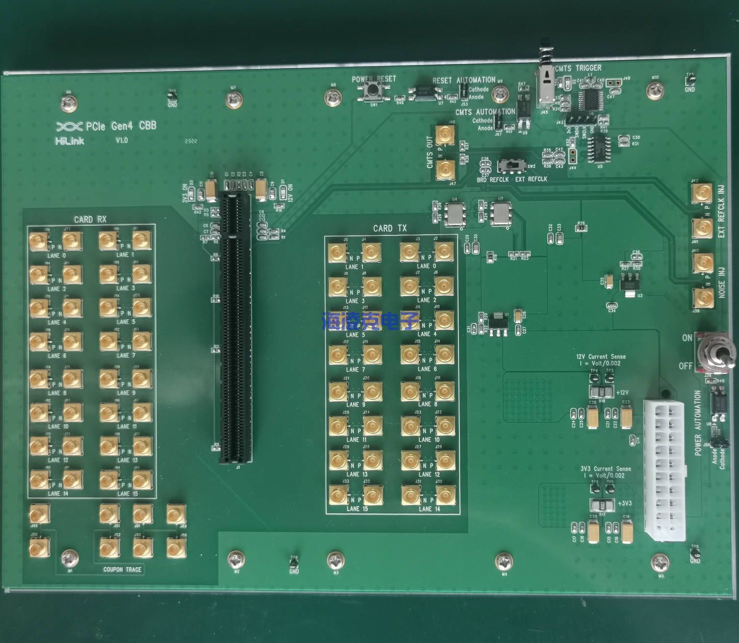 PCIe 4.0测试夹具_西安海凌克电子科技有限公司